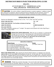DSI, Inc. Slurry Injection Products
